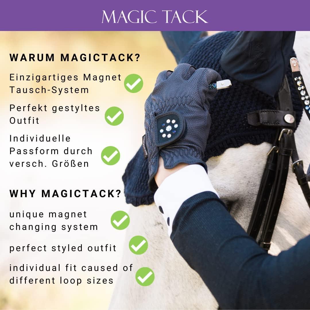 MagicTack Warmblood Browband - Bling Curved Rainbow Crystals for Horses ...