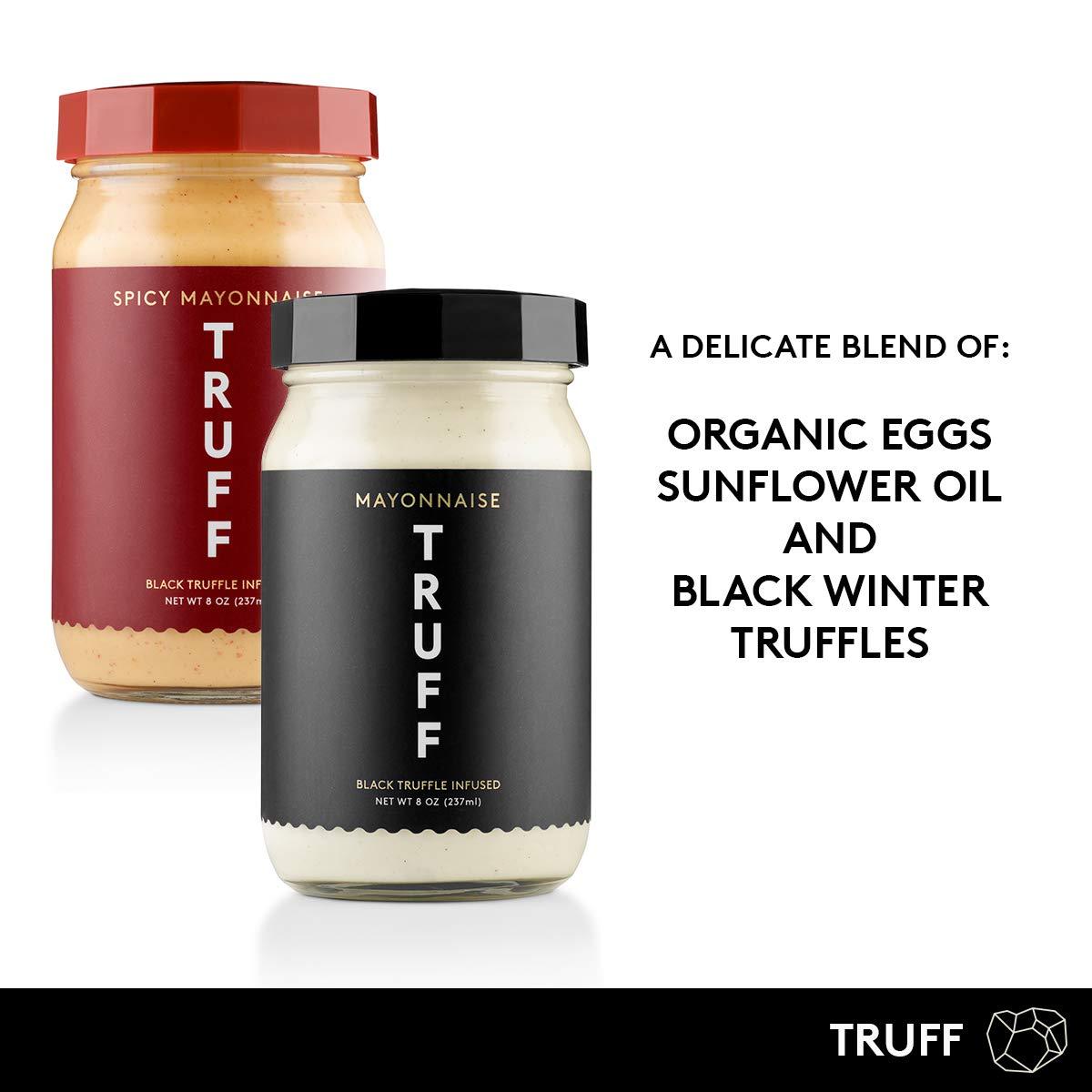 TRUFF Mayo Gourmet Black Truffle Mayonnaise Bundle - Original & Spicy ...