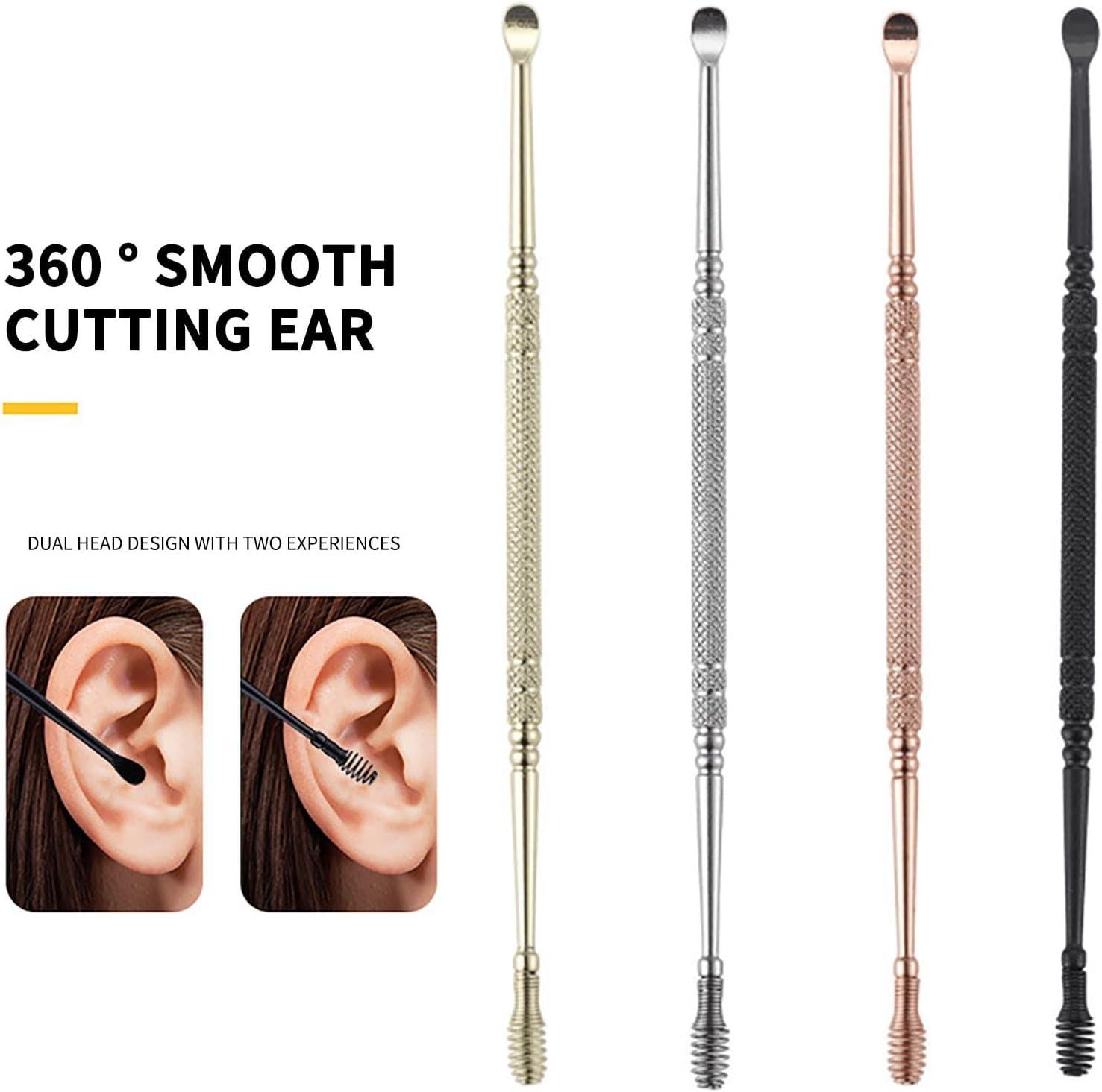 2023 New Rose Gold Ear Wax Removal Spiral Cleaner Set - Double Ended ...