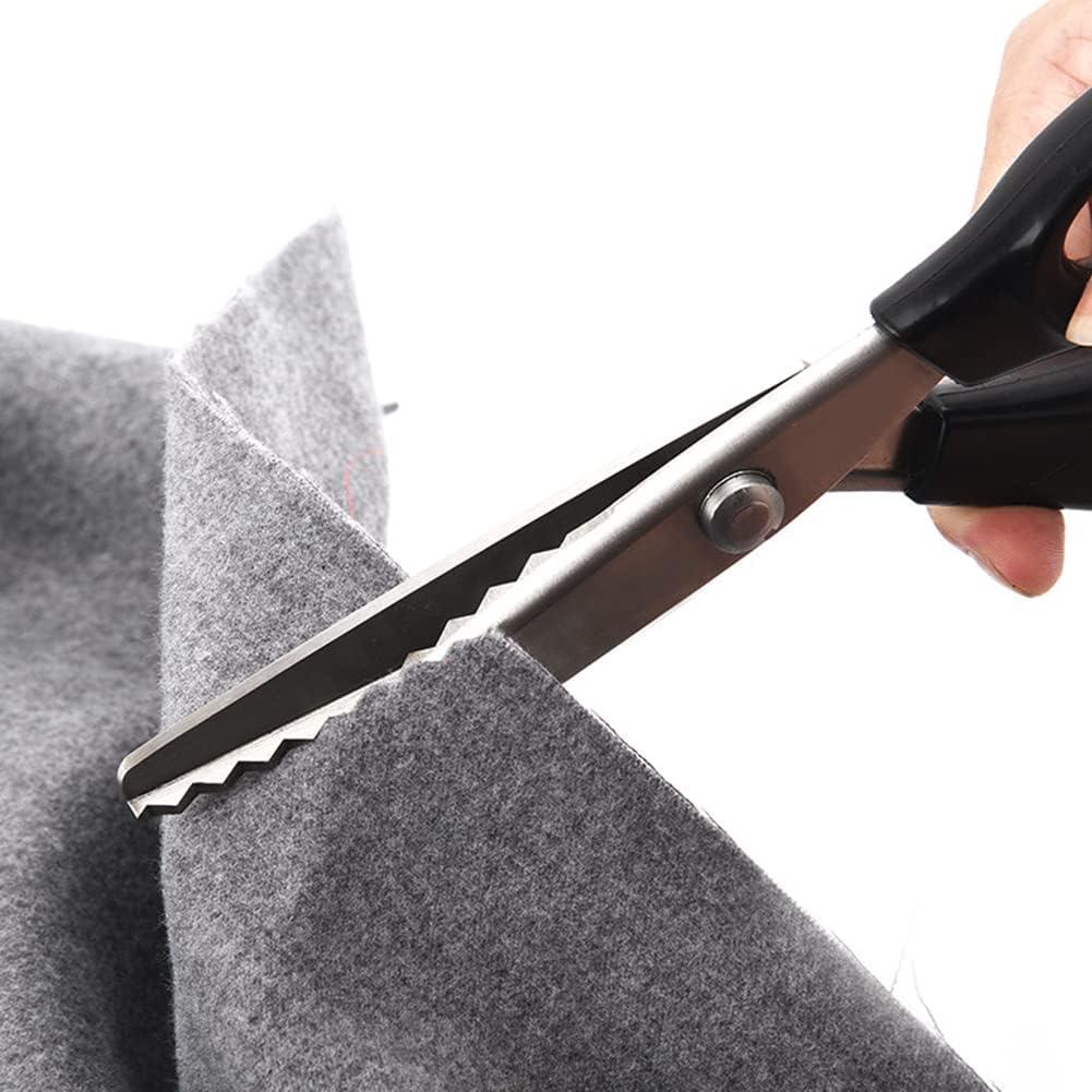 Pinking Shears Stainless Steel Dressmaking Fabric Decorative Edge ...