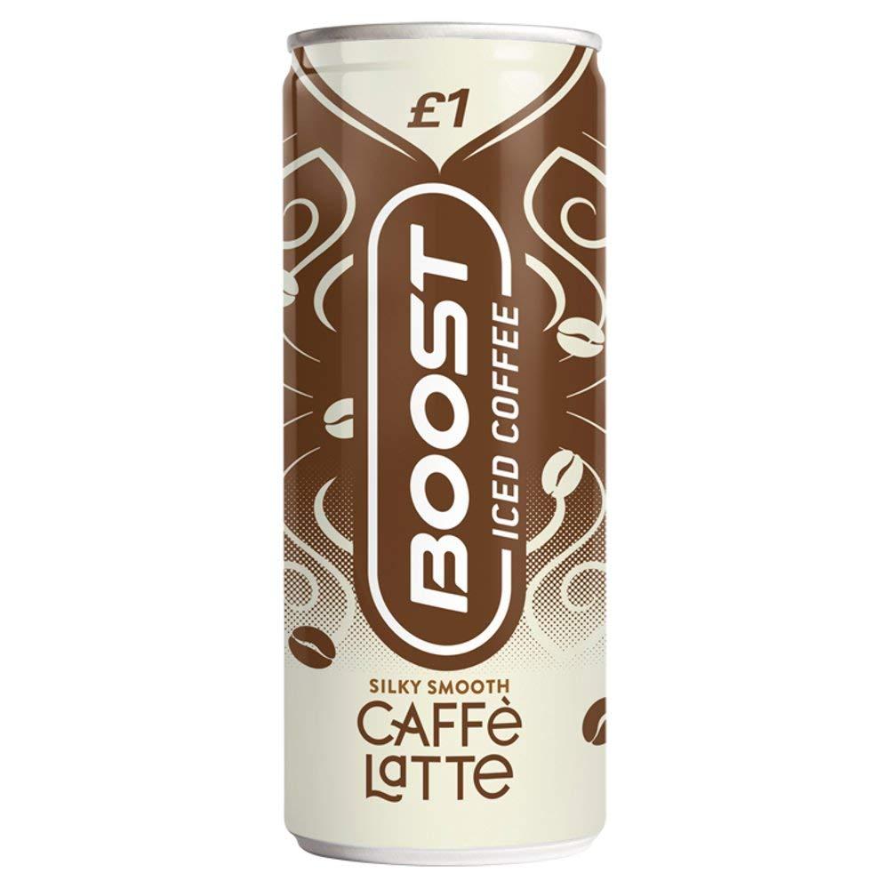 Boost Iced Coffee Latte 12 x 250ml - Refreshing and Energizing Drink ...