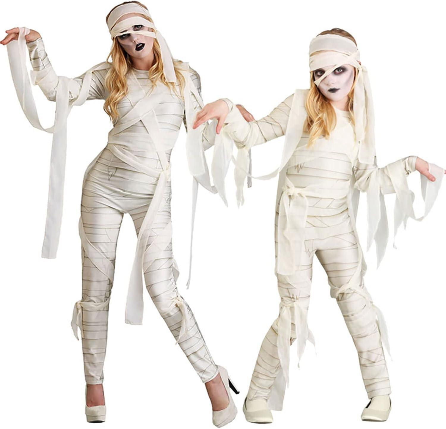 Halloween White Bandage Mummy Wrap - Self-Adhesive Zombie Costume for ...