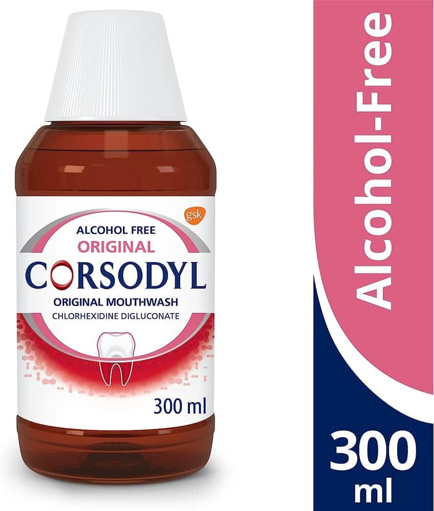 Corsodyl Original Mouthwash 300ml - Pack of 1 | Chlorhexidine Formula ...