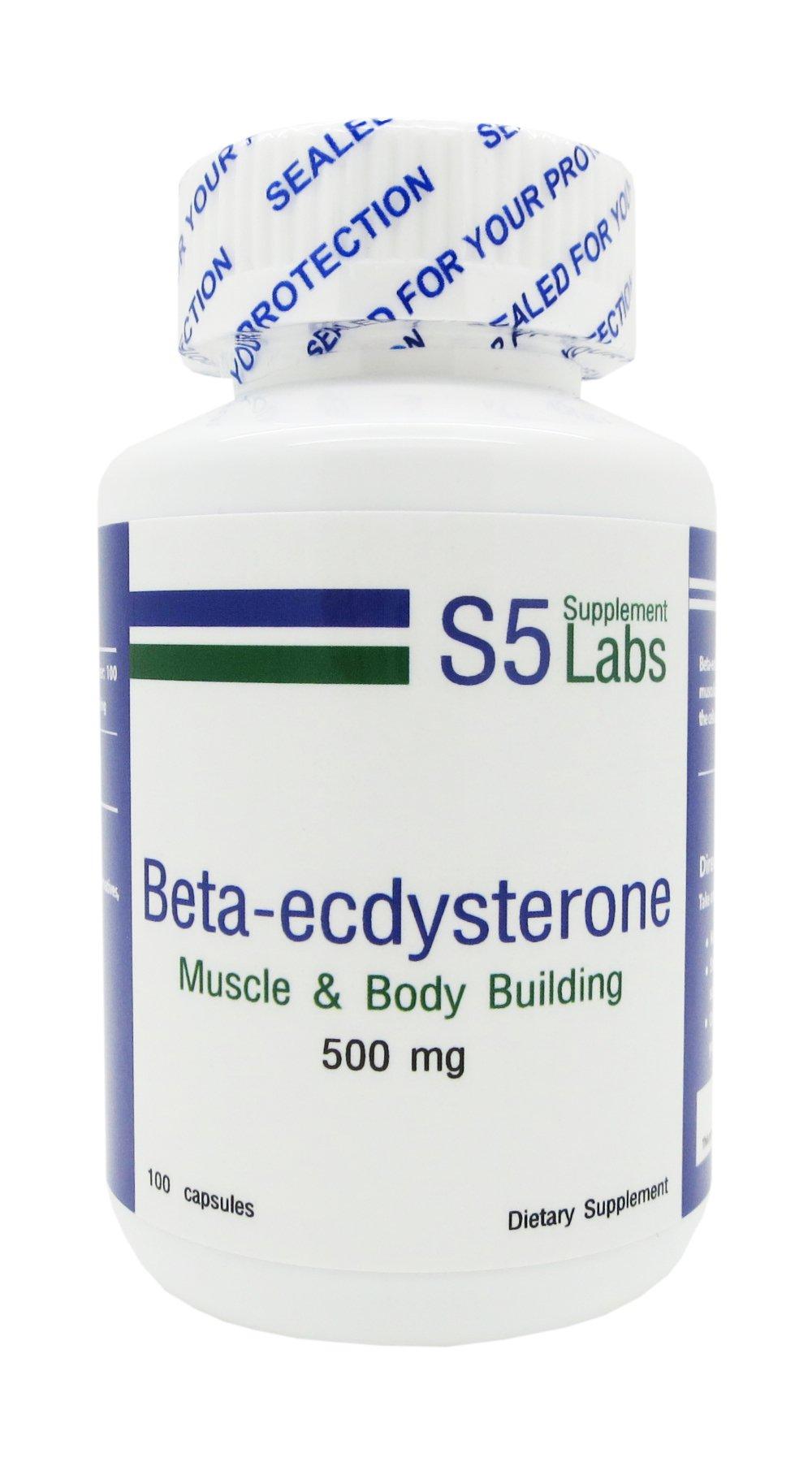 S5 Beta-Ecdysterone 500mg - Powerful Beta Ecdysterone Supplement | Buy ...