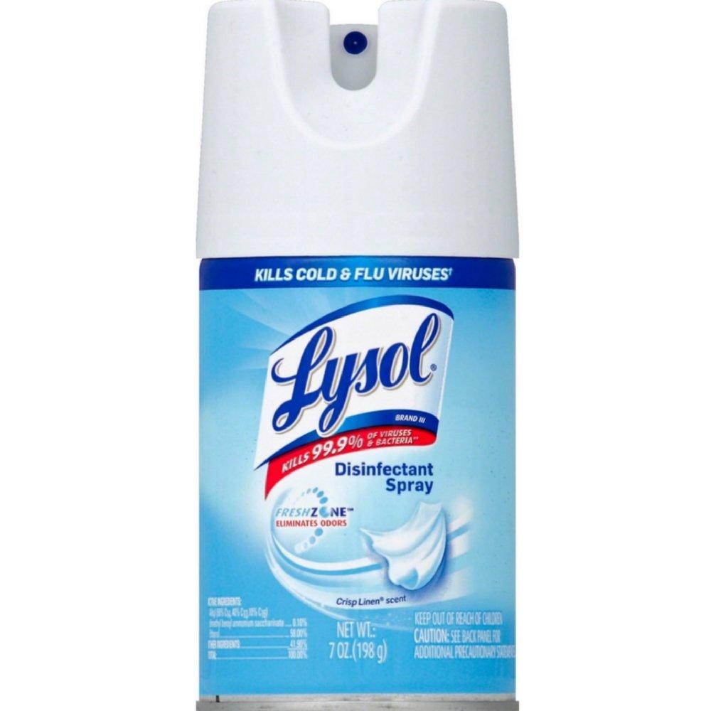 Lysol Disinfectant Spray Crisp Linen Sds Sheet at Chloe Bergman blog