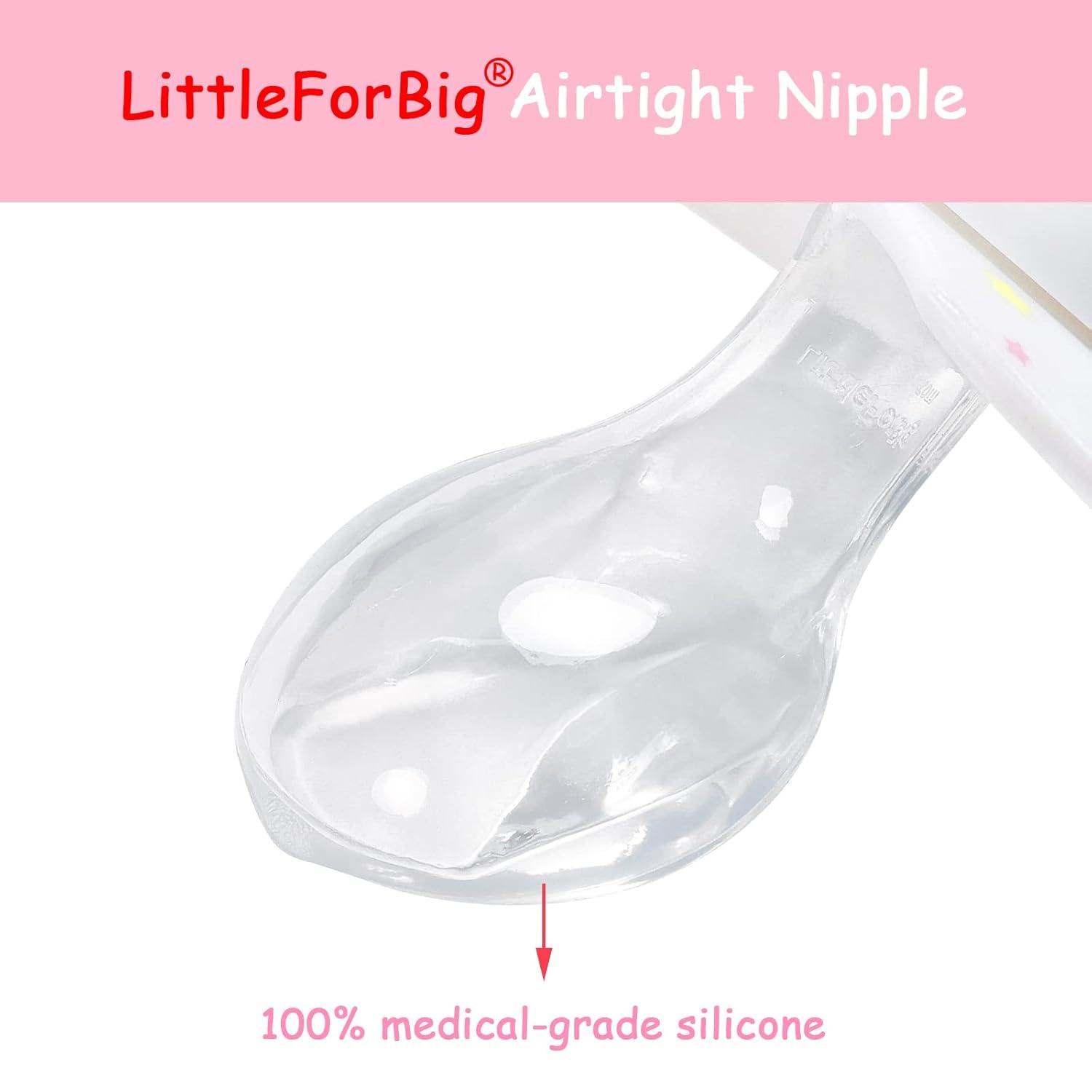 LittleForBig Large Shield Pacifier II - Adult Size White with Little ...