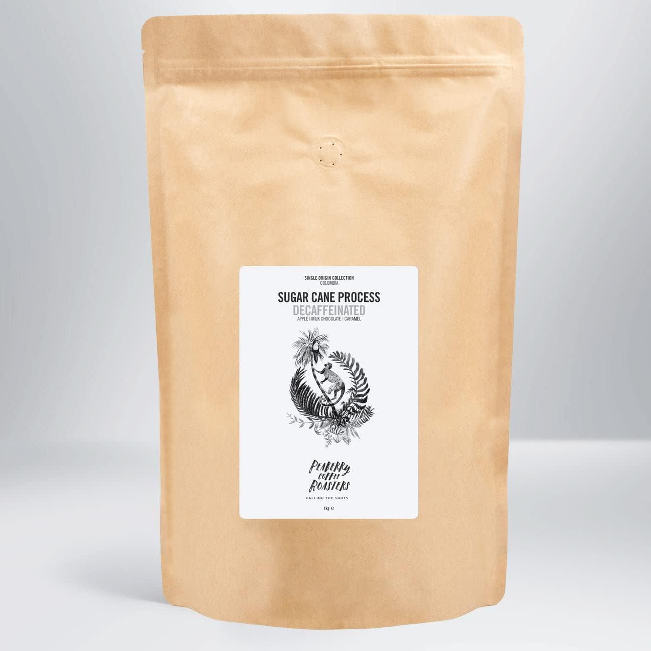 Peaberry Coffee Roasters Colombia Sugar Cane Process Decaffeinated ...
