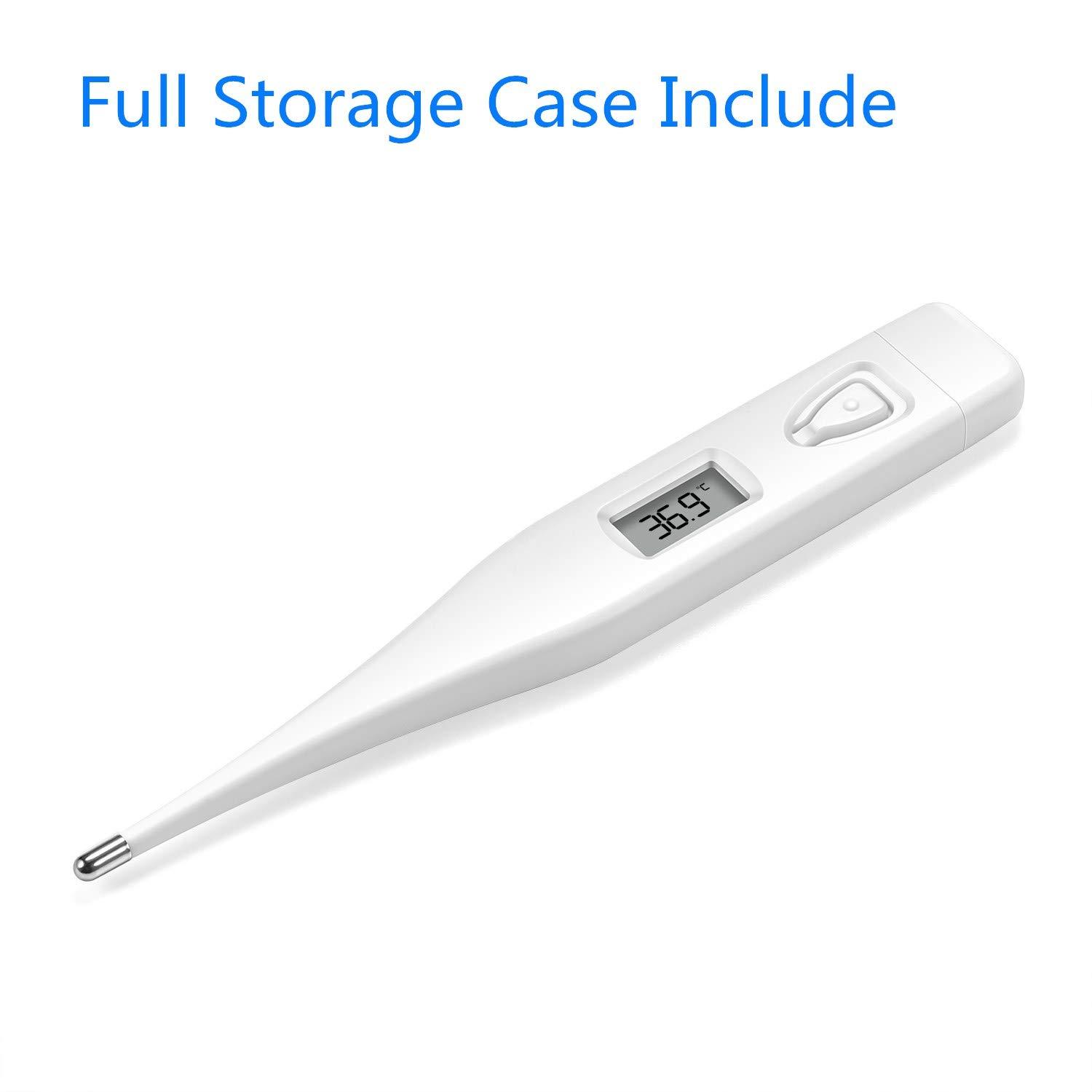Tediver Digital Oral Thermometer - Medical Grade Temperature Reader for ...