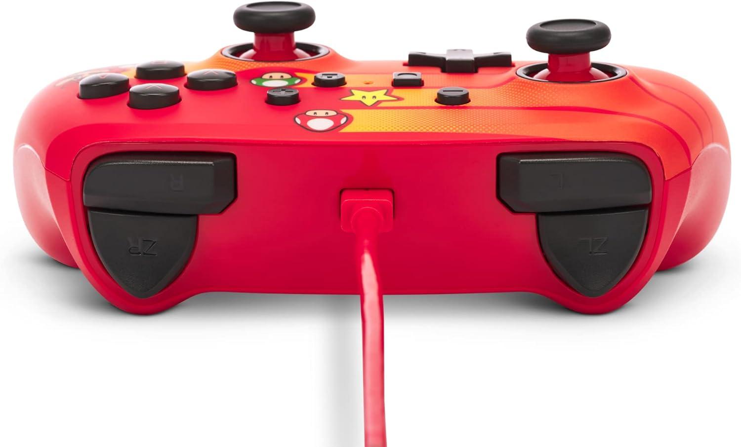 PowerA Enhanced Wired Controller for Nintendo Switch - Speedster Mario ...