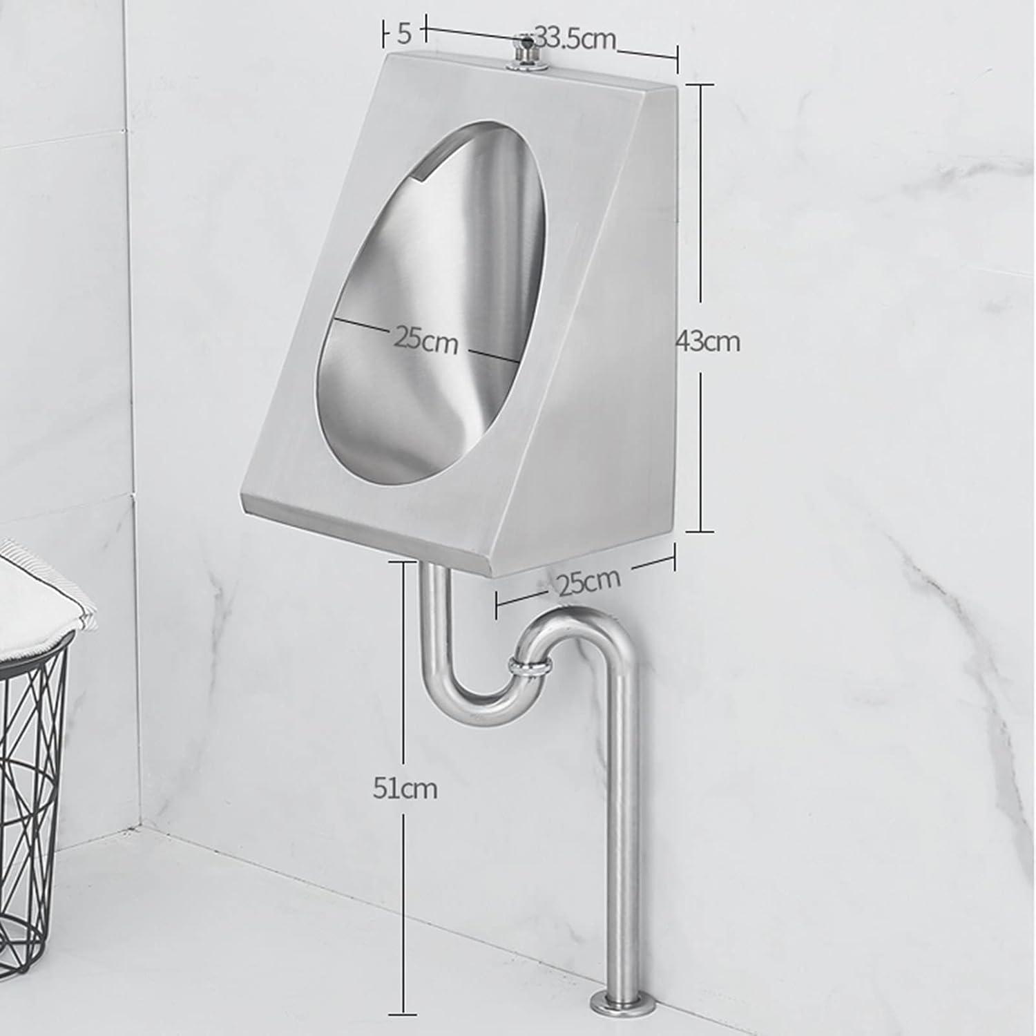 304 Stainless Steel urinals Induction Wall-Mounted Drainage Public ...