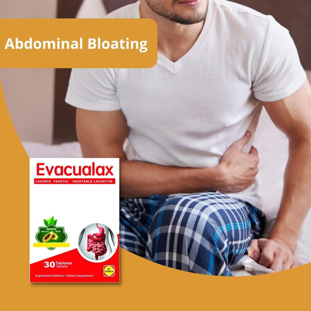 EVACUALAX 30 Tablets - Natural Laxative for Constipation Relief | Stool ...