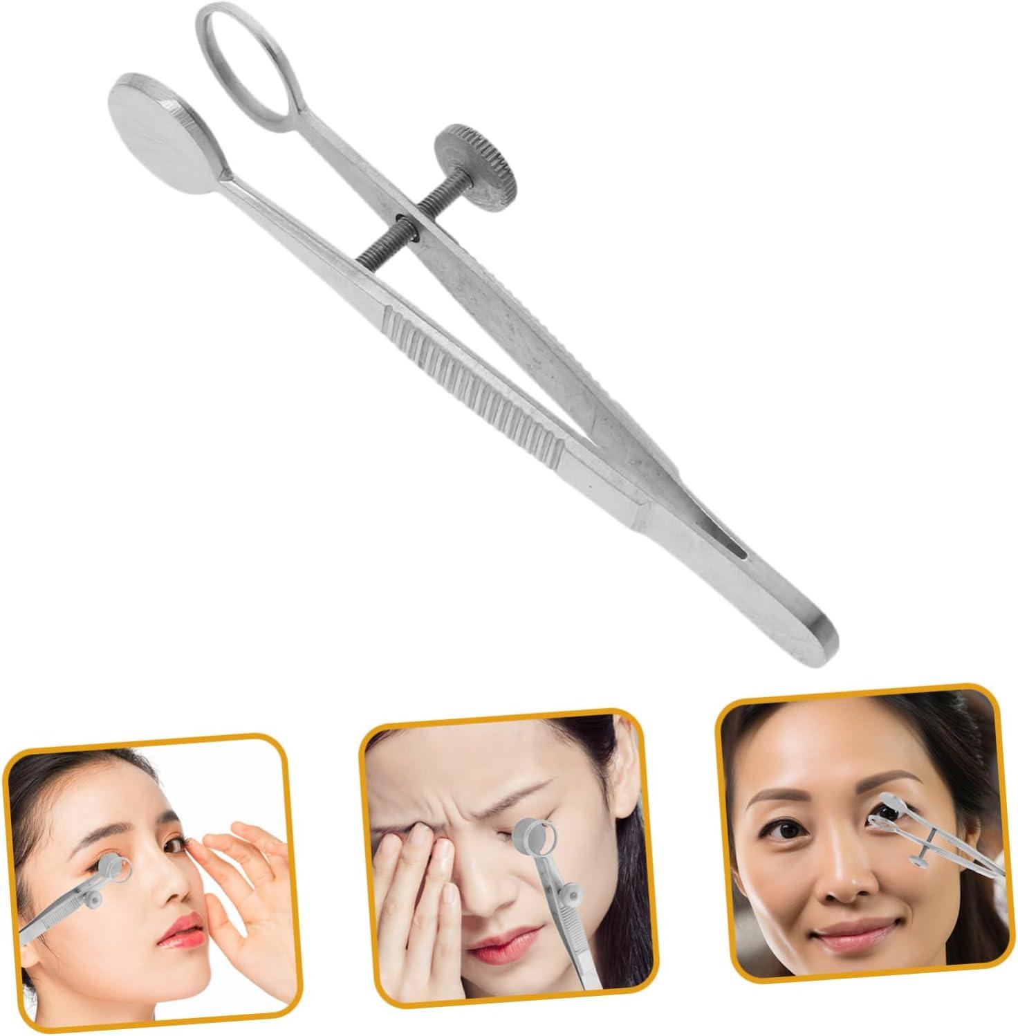 POPETPOP Forceps Clip Ins Tweezer Lash Remover Metal Chalazion Forcep ...