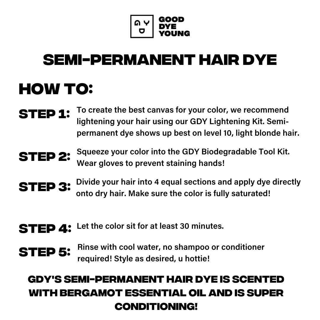 Good Dye Young Streaks and Strands Ex-Girl Pink Hair Dye | UV ...