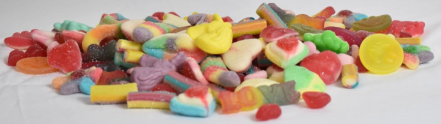 Large Resealable Pouch of LGBTQIA+ Pride Rainbow Sweet Assortment Pick ...