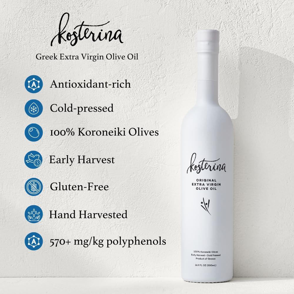 Kosterina Original Extra Virgin Olive Oil - Premium Cold-Pressed Greek ...
