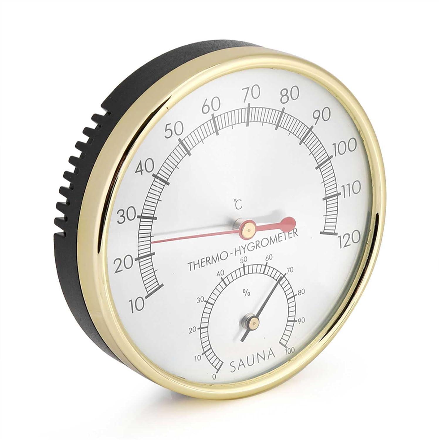 Hygro-Thermometer for Saunas & Home Decor | Indoor Metal Dial | Best ...