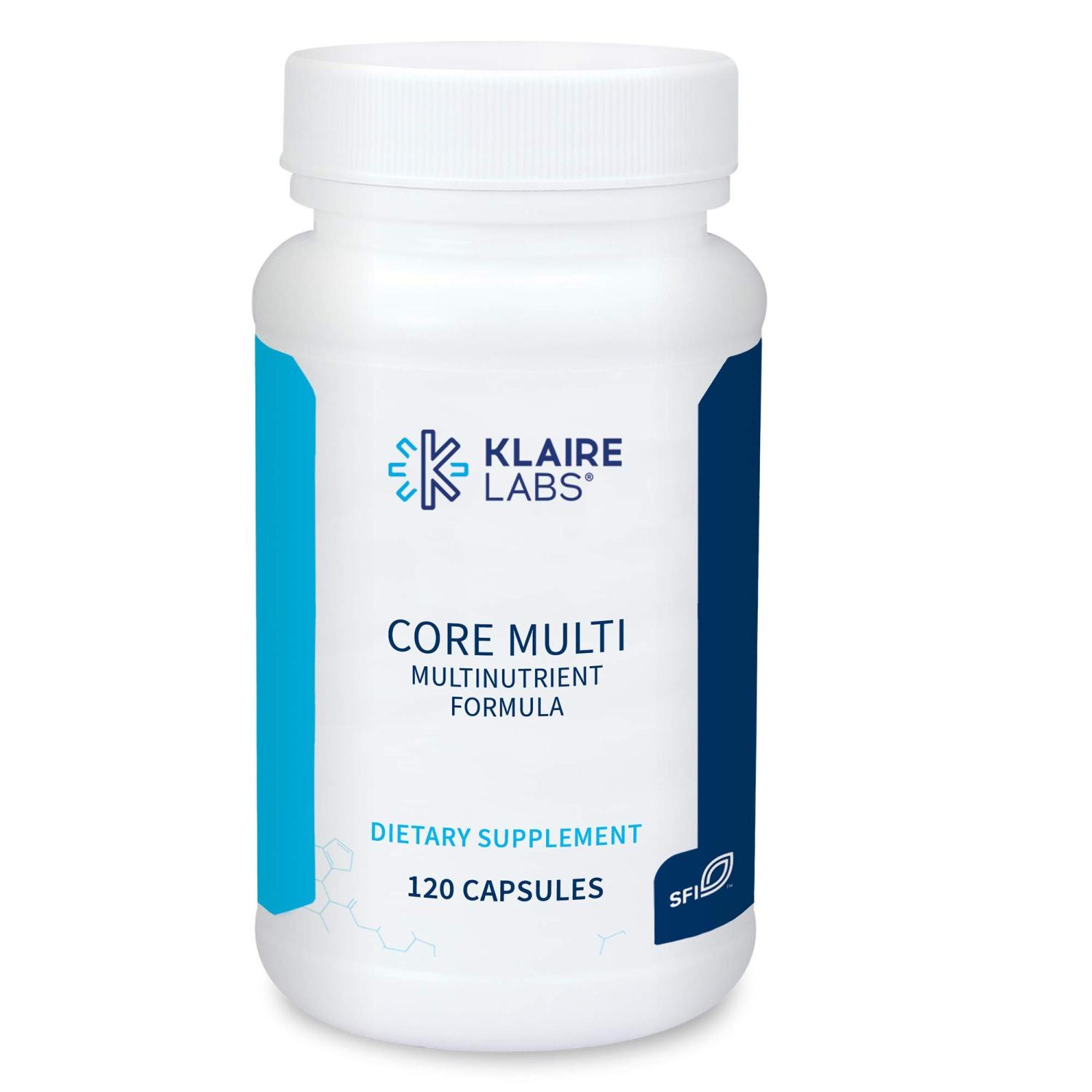 Klaire Labs Core Multi - Iron-Free Multivitamin & Multimineral ...