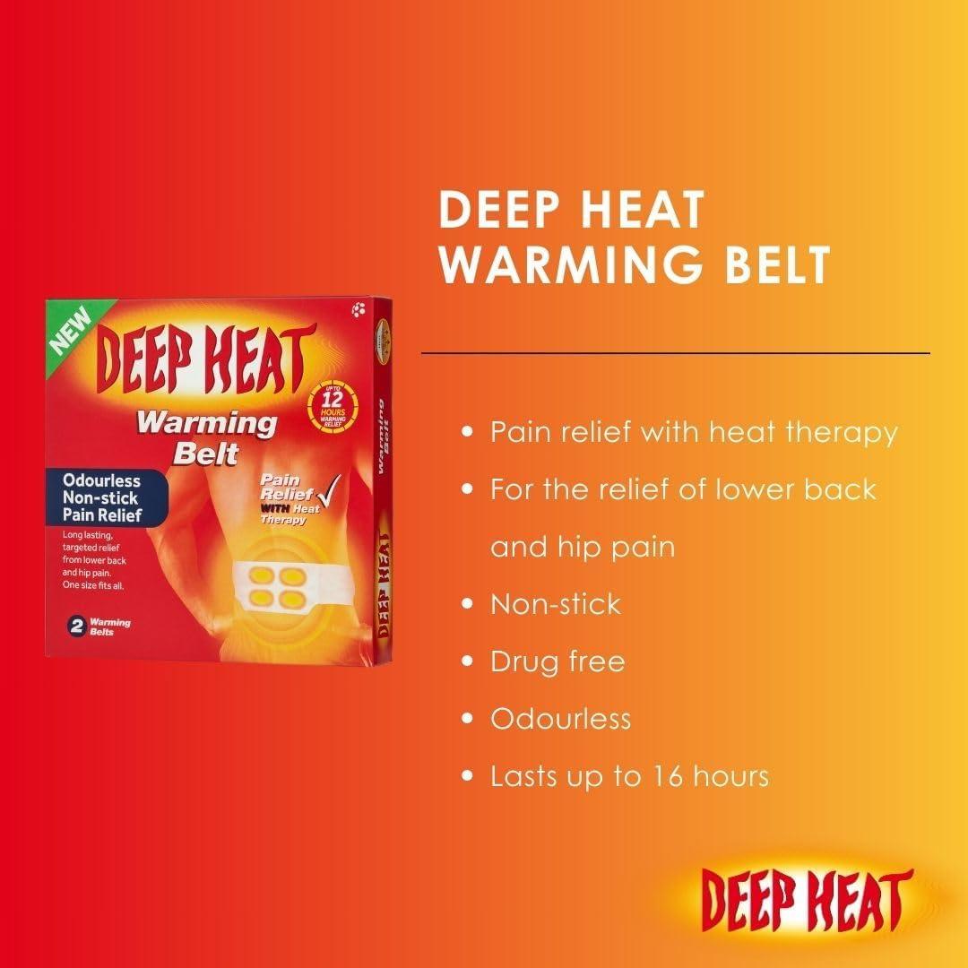 Official DEEP Heat Warming Belt 2pk