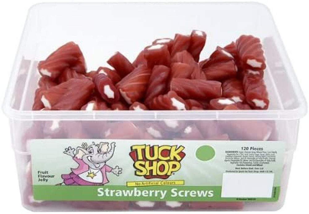Tuck Shop Strawberry Screws 120 Pieces | Buy Now with Express ...