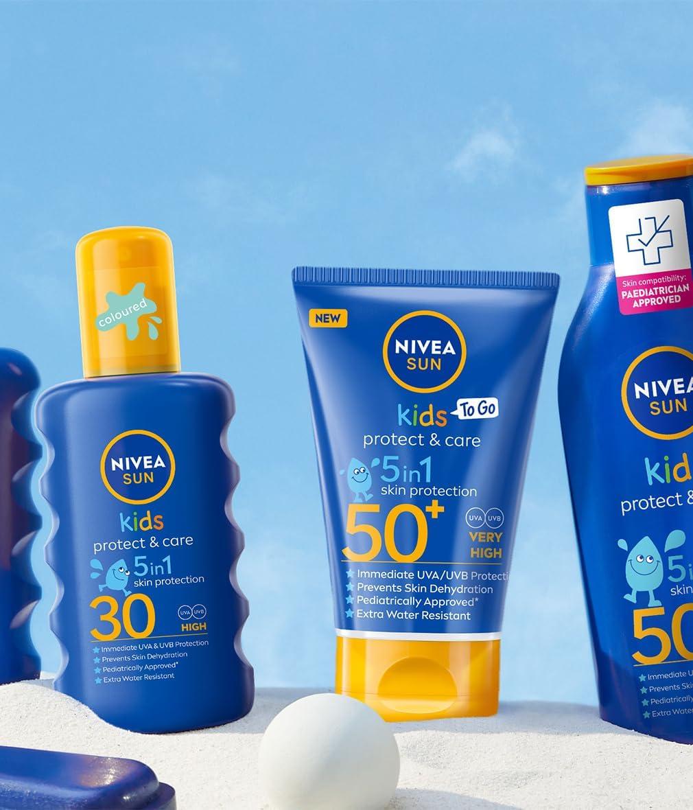 NIVEA Kids Sun Balm SPF 50+ Travel Size 50ml - Sun Protection for ...