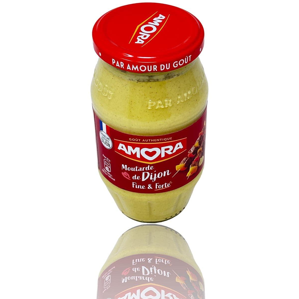 Amora Dijon Mustard - 1 Count (Pack of 1) | Premium French Condiment ...