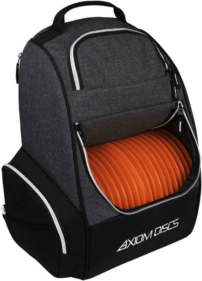 Axiom Discs Backpack Shuttle Bag - Black | Durable Disc Golf Bag