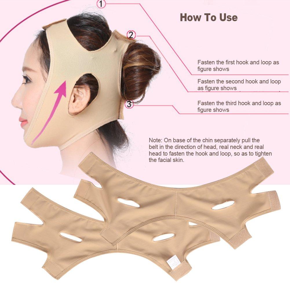 Facial Slimming Belt for Double Chin Reduction - Breathable Face Lift ...