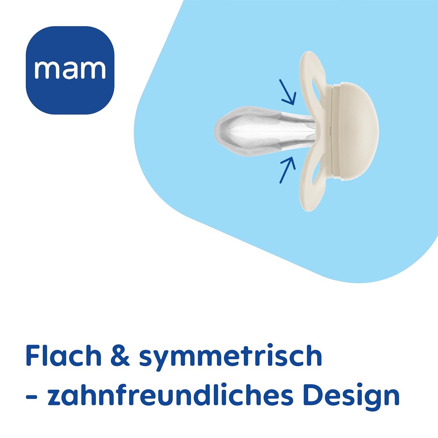 MAM Start Schnuller 2 Set for Newborns | Sustainable Silicone Pacifiers ...