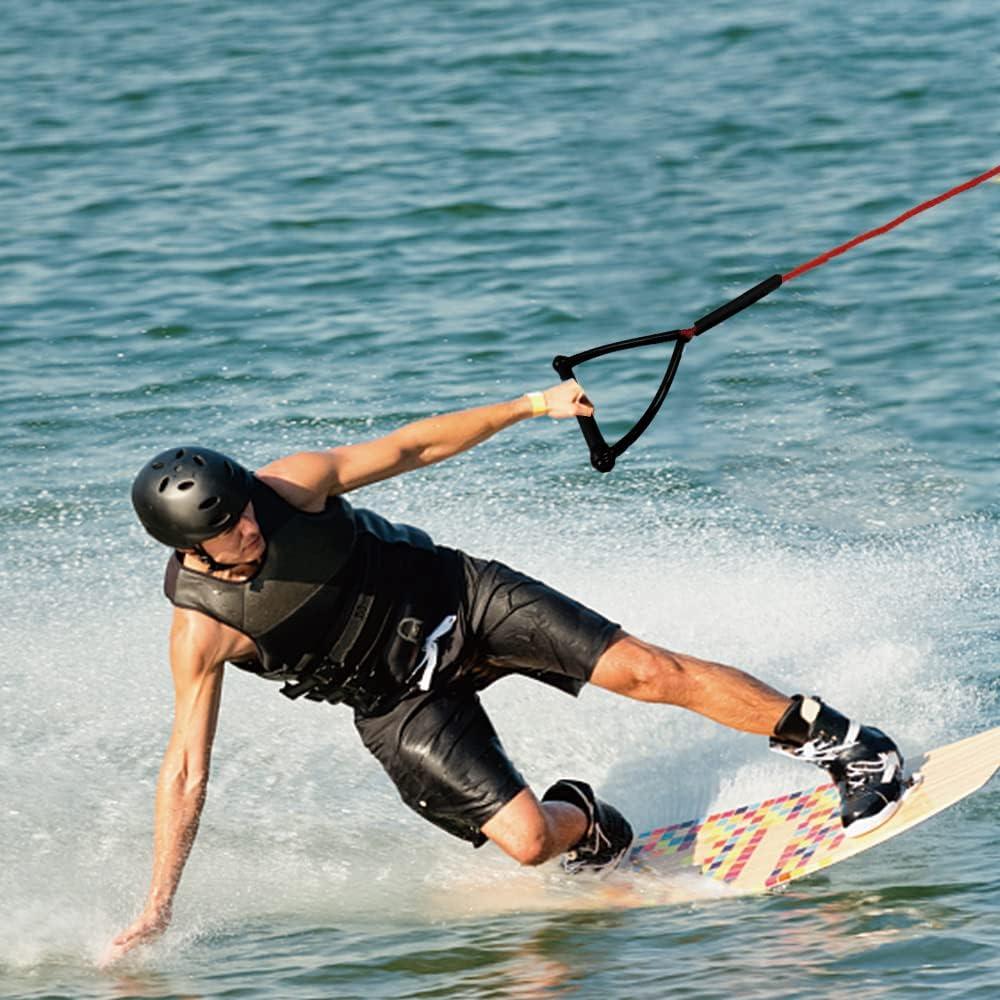 24FT Cyberoctopus Low-Stretch Wakeboard Rope with Floating Handle Combo ...