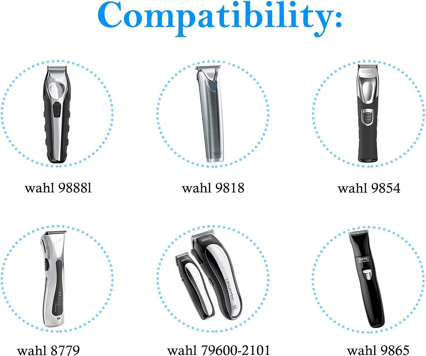 Wahl Trimmer Charger 4V Power Cord for 9818 9818L 9888L 9916D - Replacement Charger for Wahl ...