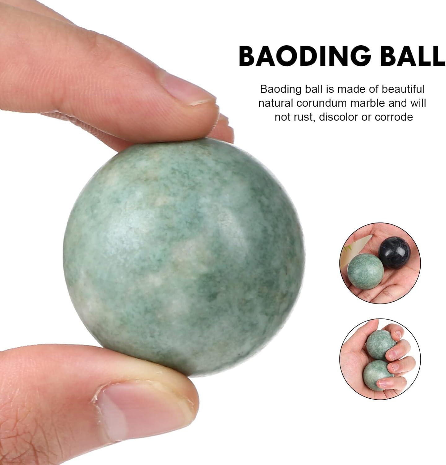 Supvox Marble Handballs - Premium Health Exercise Baoding Balls ...