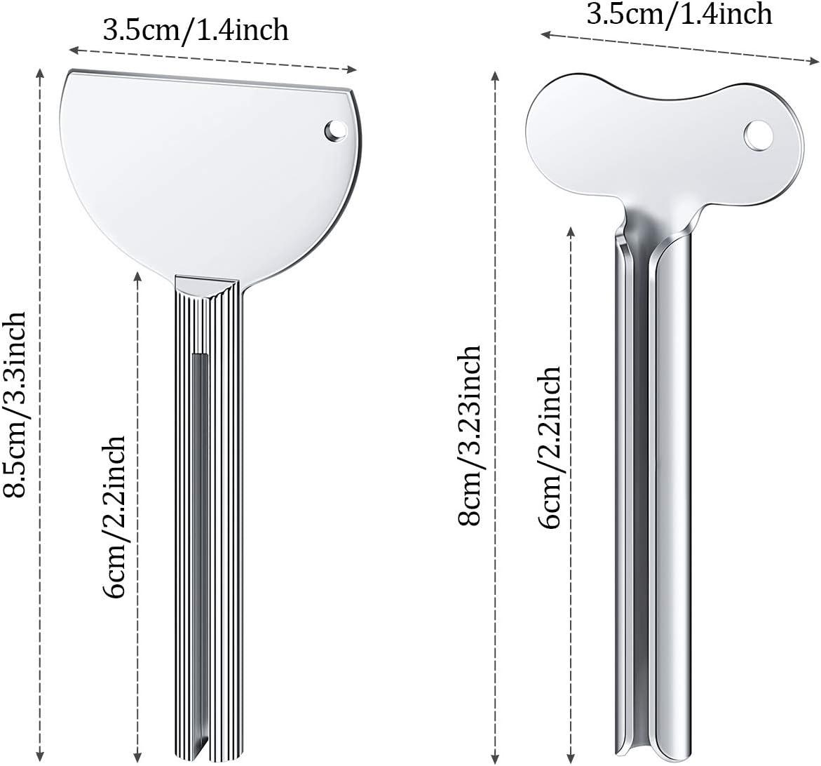 6 Pack Metal Toothpaste Squeezer Stainless Steel Tube Key Roller ...