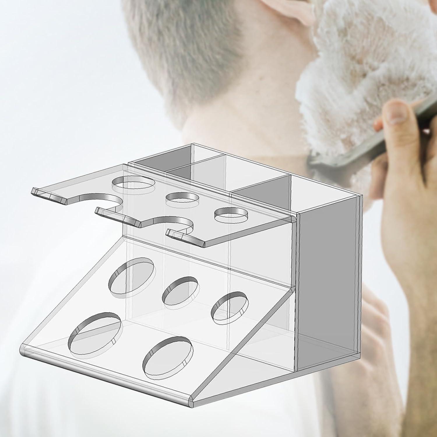 Gralara Razor Holder & Toothbrush Organizer - Multifunctional ...