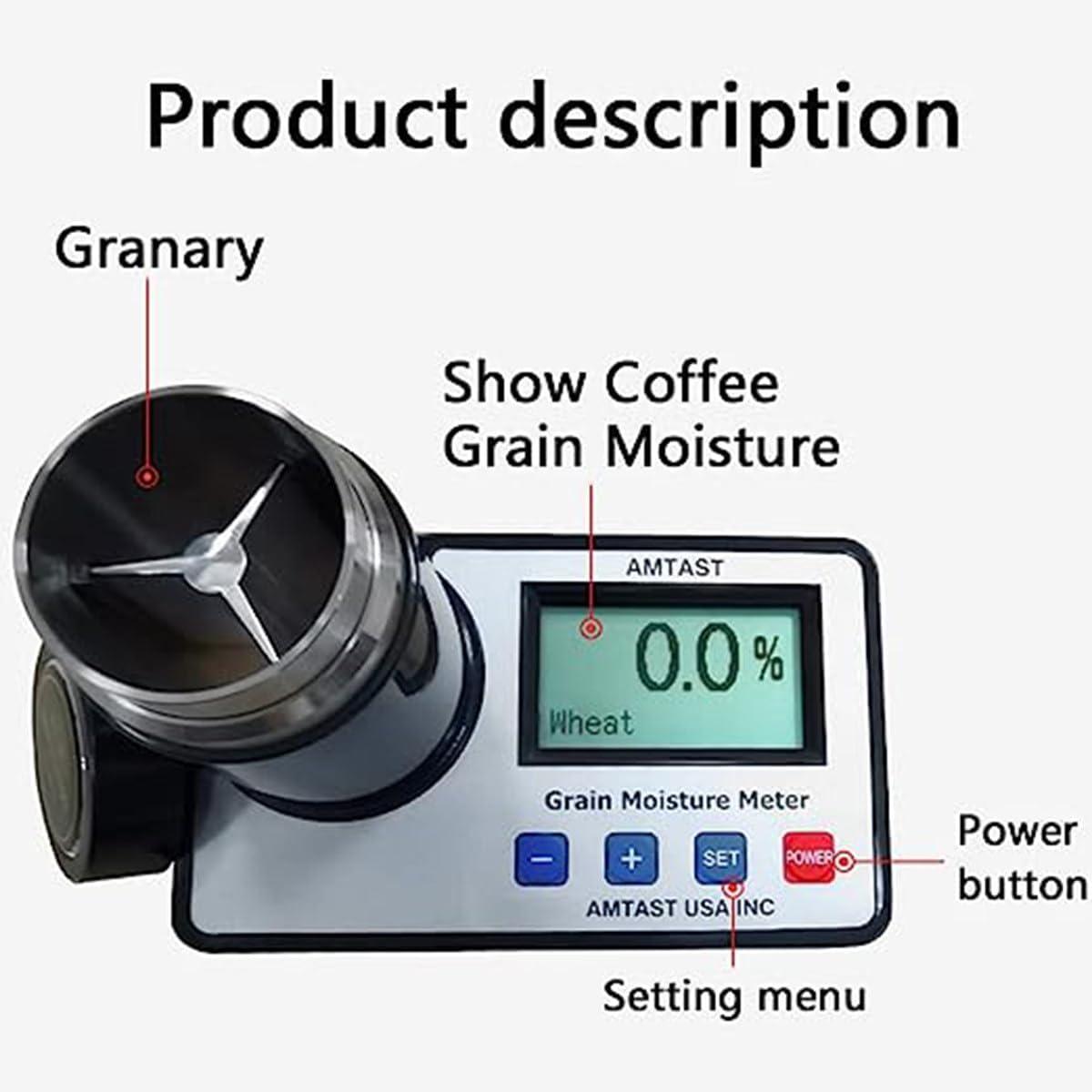 ALSUP Grain Moisture Tester Smart Grain Moisture Meter for 18 Grains ...
