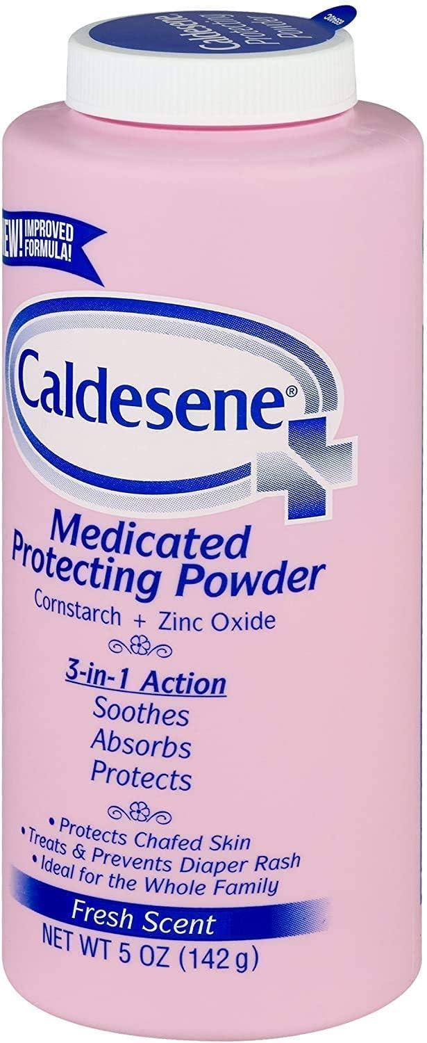 Caldesene Medicated Protecting Powder with Zinc Oxide & Cornstarch 5 oz ...