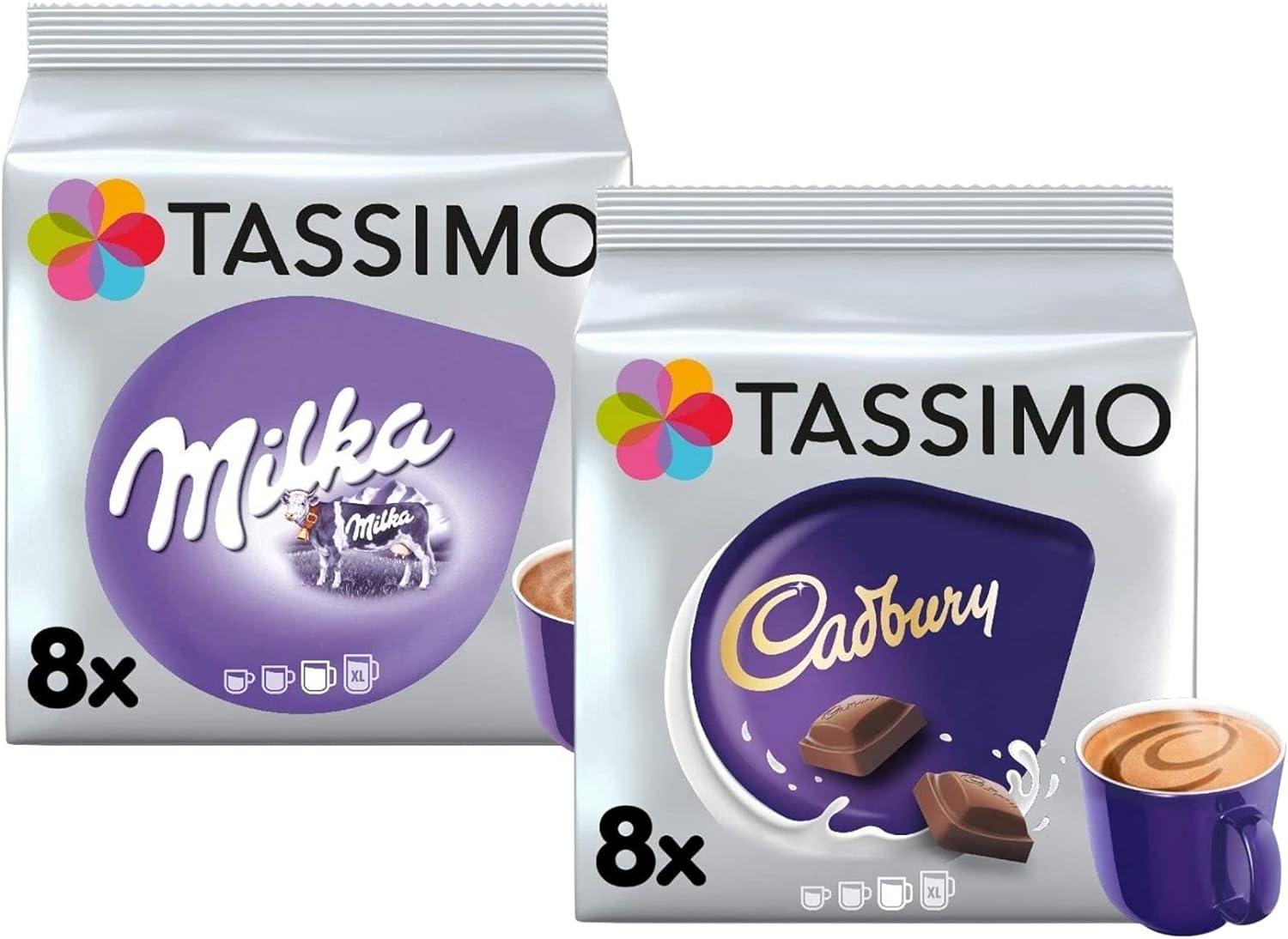 Tassimo Cadbury & Milka Hot Chocolate Pods Bundle - 16 Pods | Ultimate ...