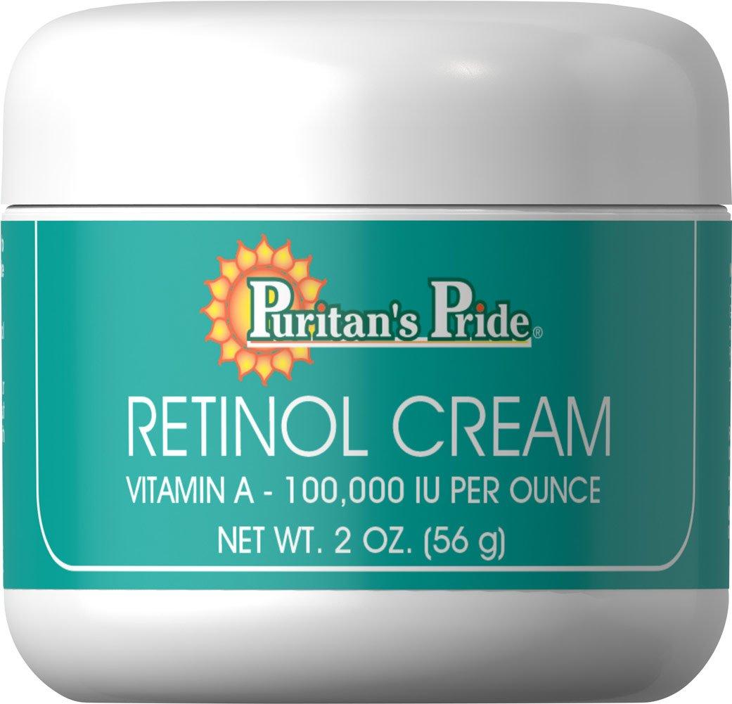 Puritan's Pride 2 Pack Retinol Cream (Vitamin A 100,000 IU) - 2 Ounces ...