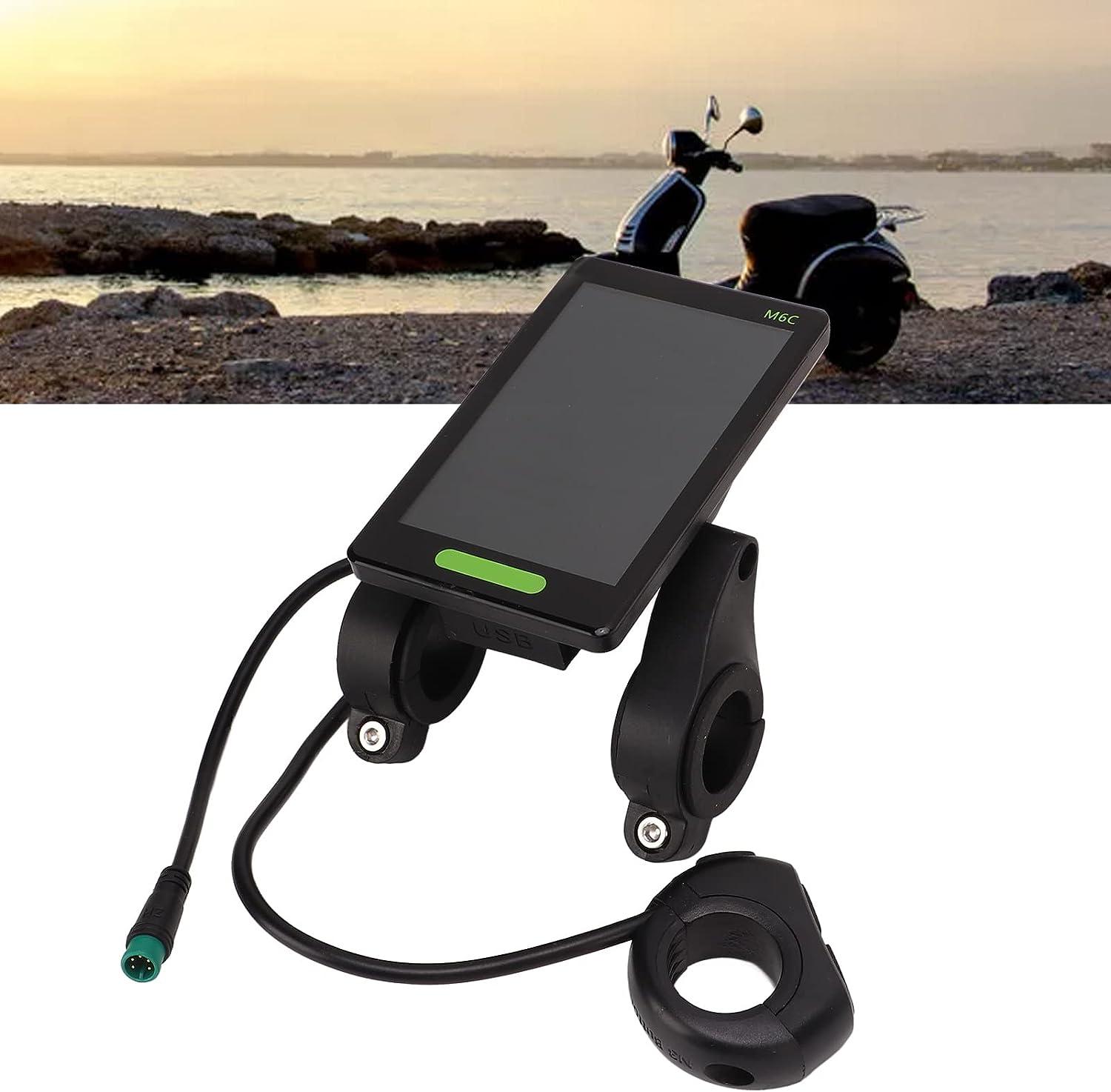 Waterproof LCD Display Panel for Electric Bike | Large Screen Bike ...