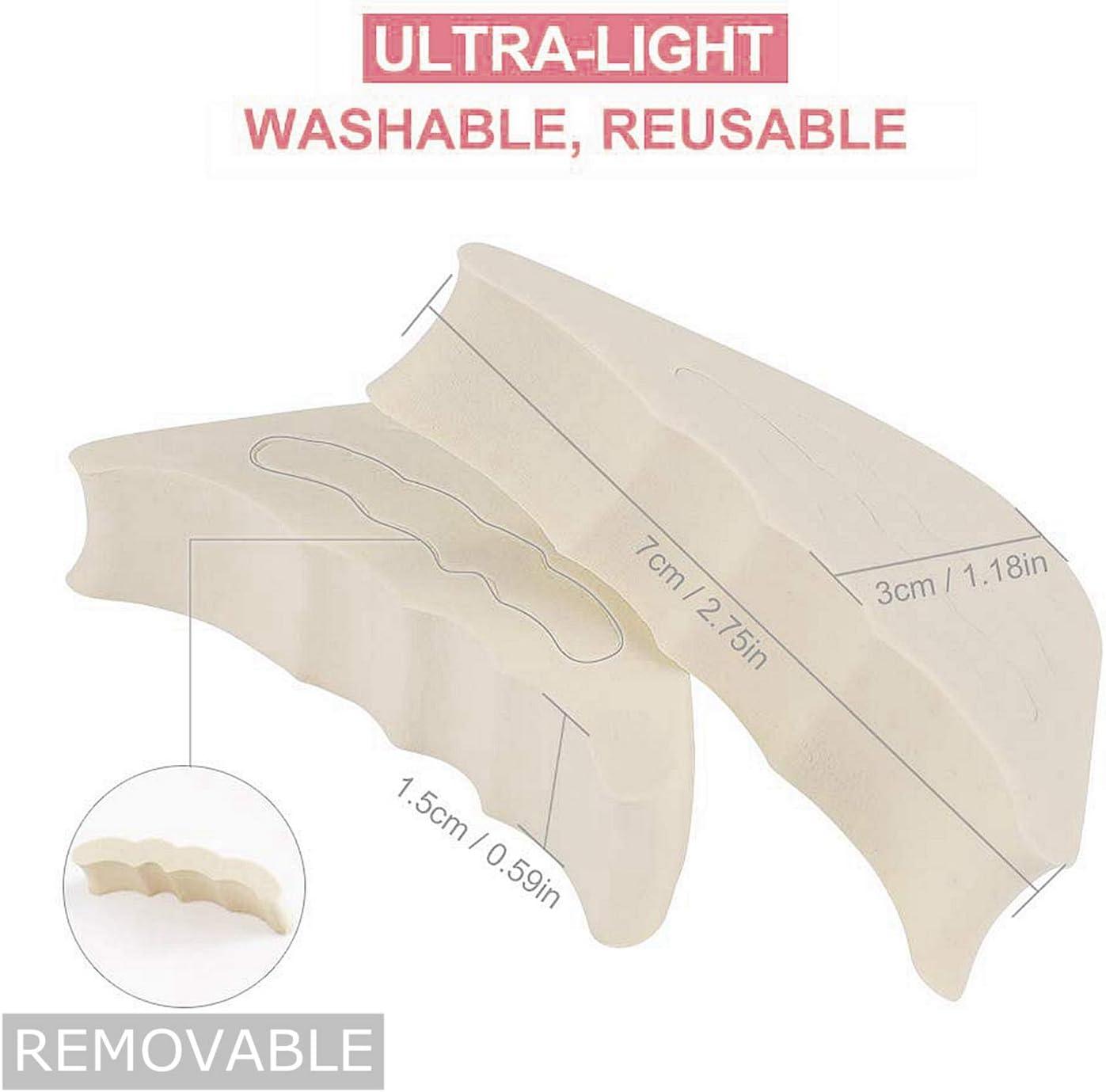 Adjustable Toe Filler Inserts 4 Pack - Forefoot Sponge Shoe Cushion for ...