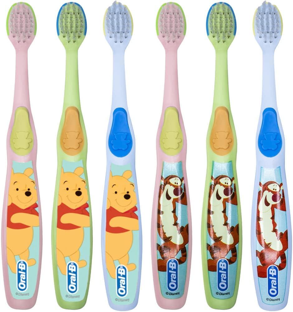 Oral-B Baby Manual Toothbrush 0-3 Years Pooh Characters, Extra Soft ...