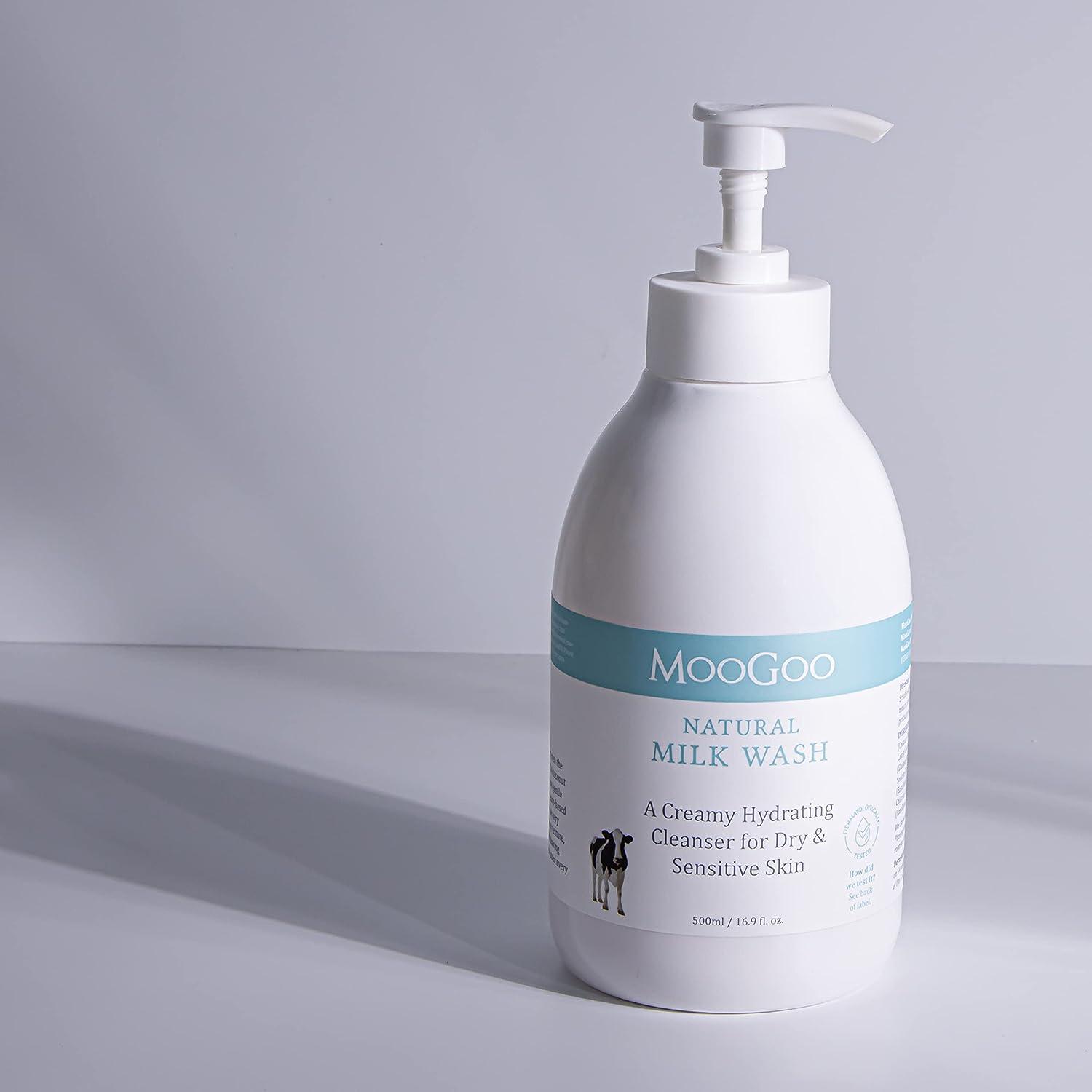 MooGoo Face and Body Milk Wash - Gentle Cleanser for Dry Sensitive Skin ...