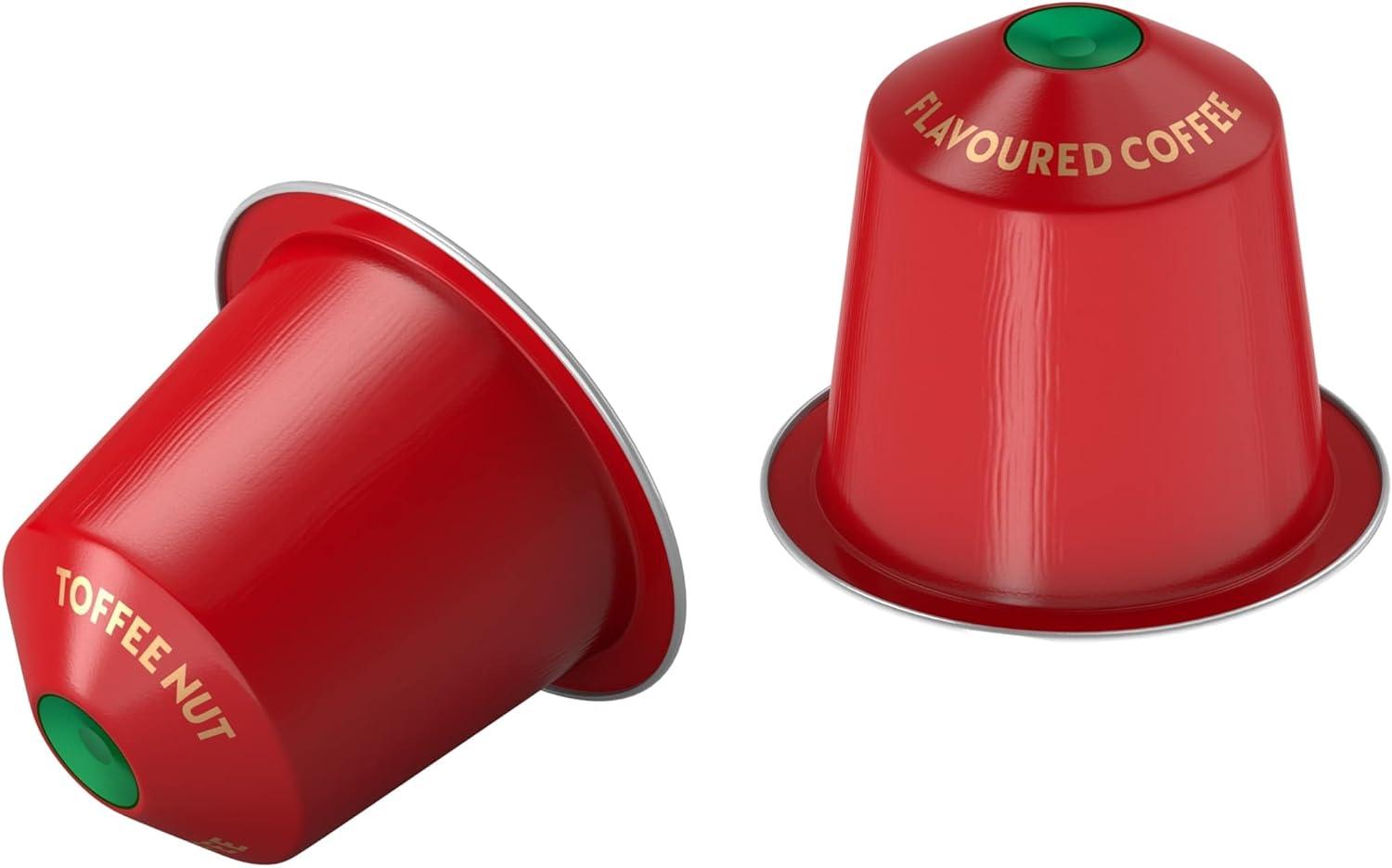 STARBUCKS Toffee Nut Flavoured Coffee by Nespresso Blonde Roast Coffee ...