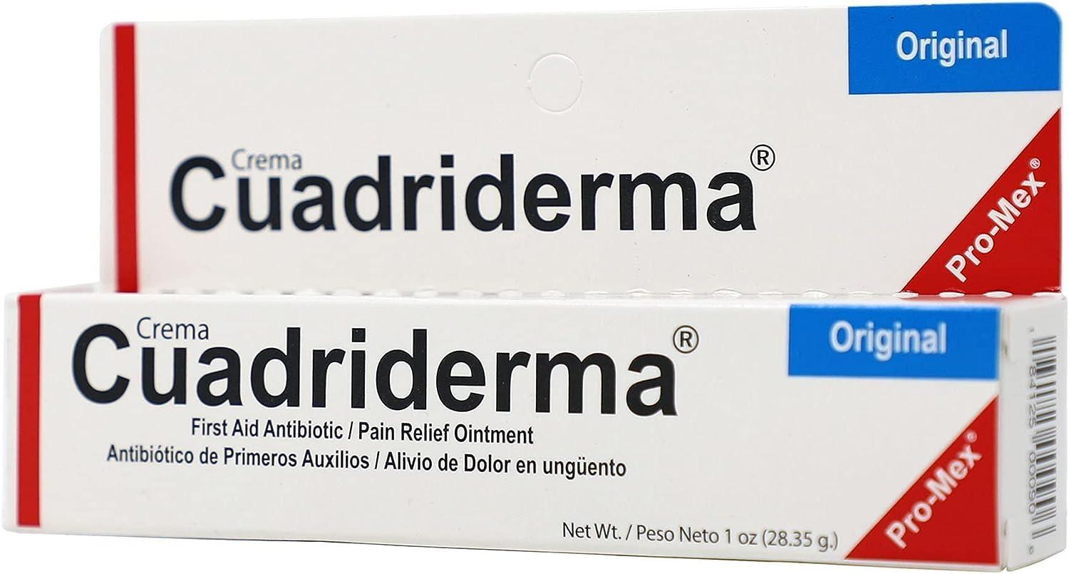 Cuadriderma Original Antibiotic Ointment for Minor Cuts and Burns - 1 ...