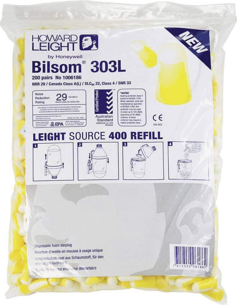 Buy Bilsom 303L Replacement Earplugs 33 dB | 200 Pairs | International ...