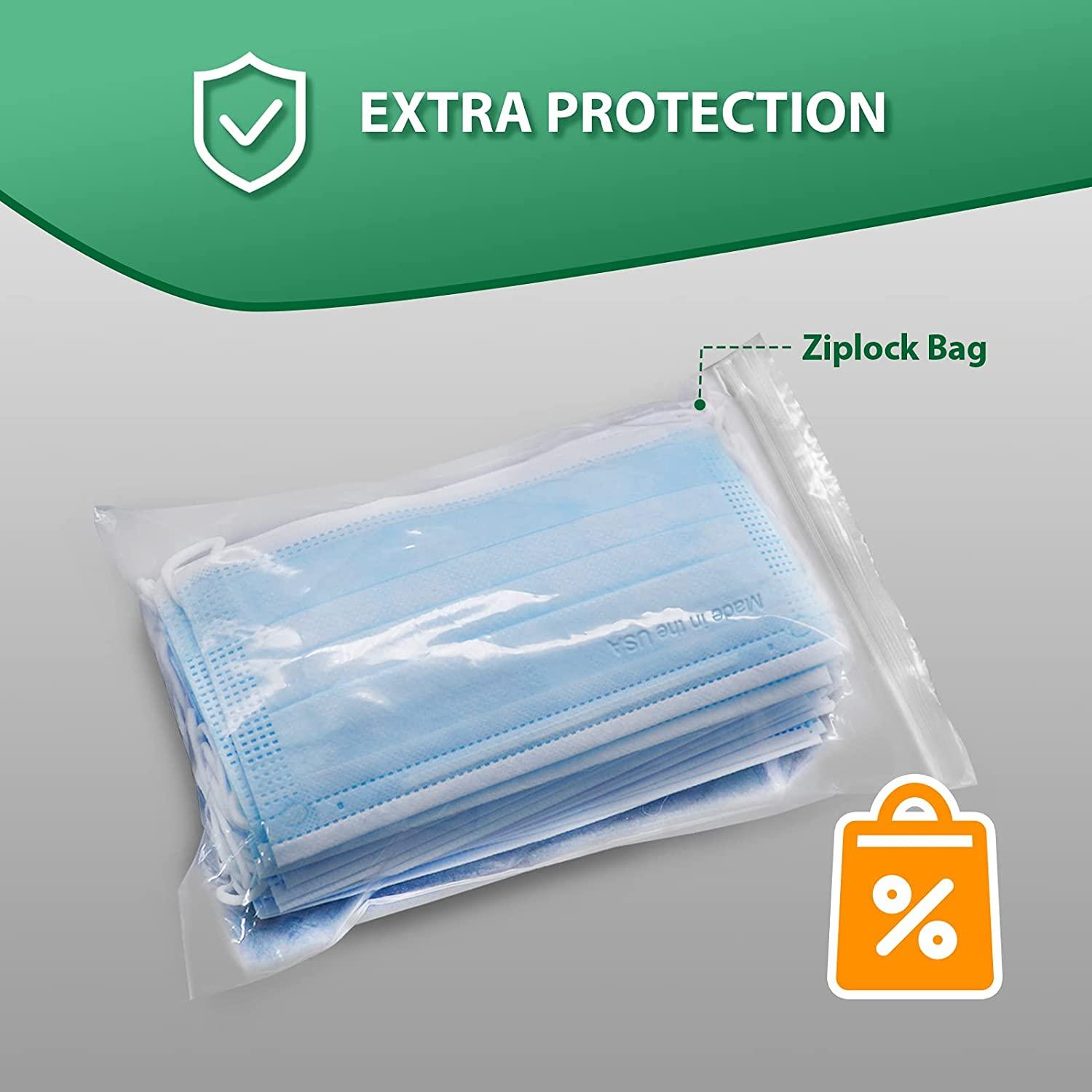 FriCARE ECOGUARD Adult ASTM Level 3 Disposable Face Masks - Made in USA ...