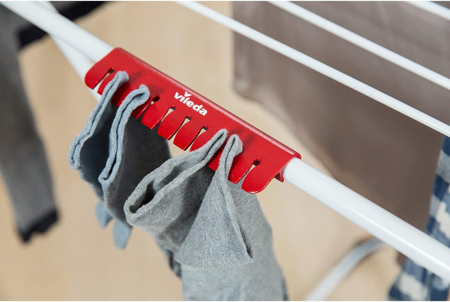 Vileda Extra X-Legs Clothes Airer Indoor Clothes Drying Rack with 20m ...