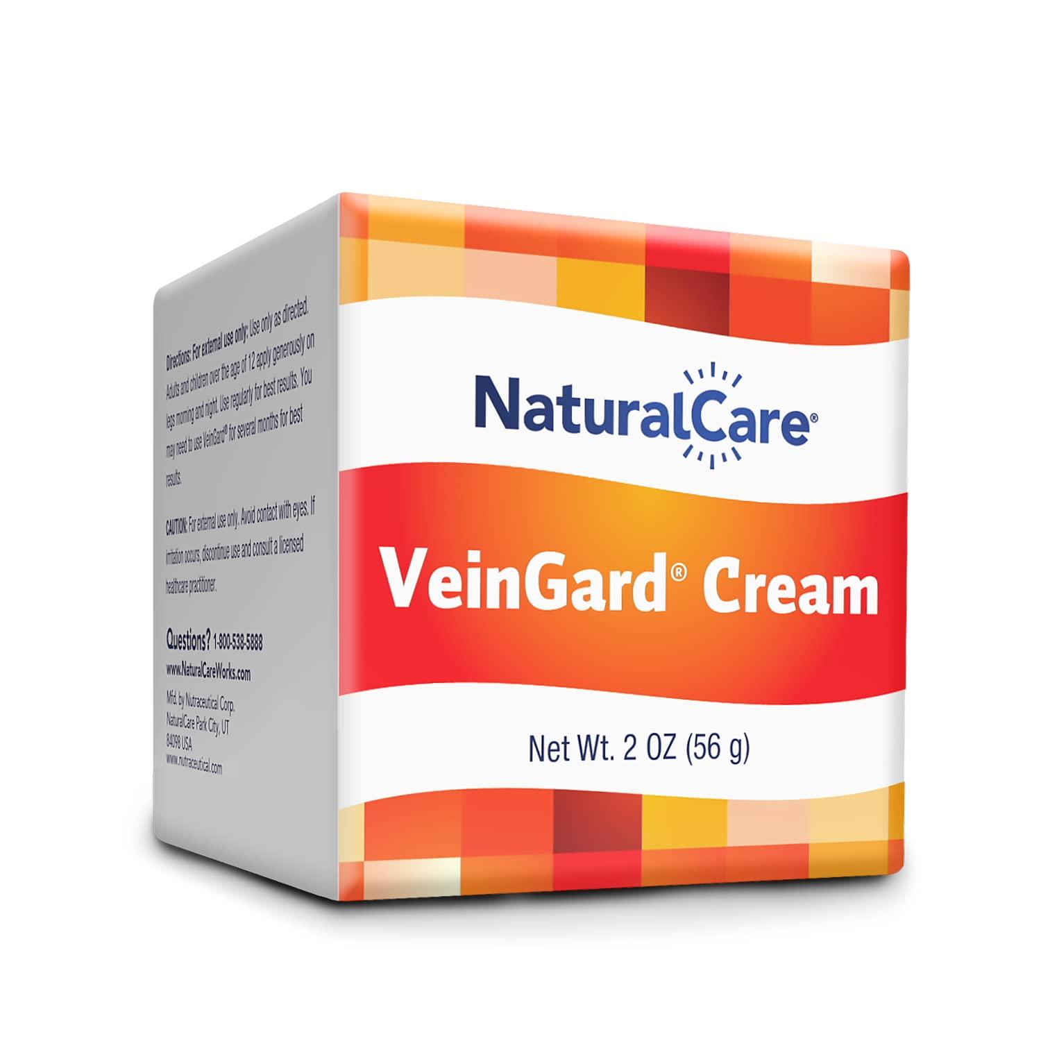 NaturalCare VeinGard Cream 2oz - Support for Healthy Veins - 52520 CRM