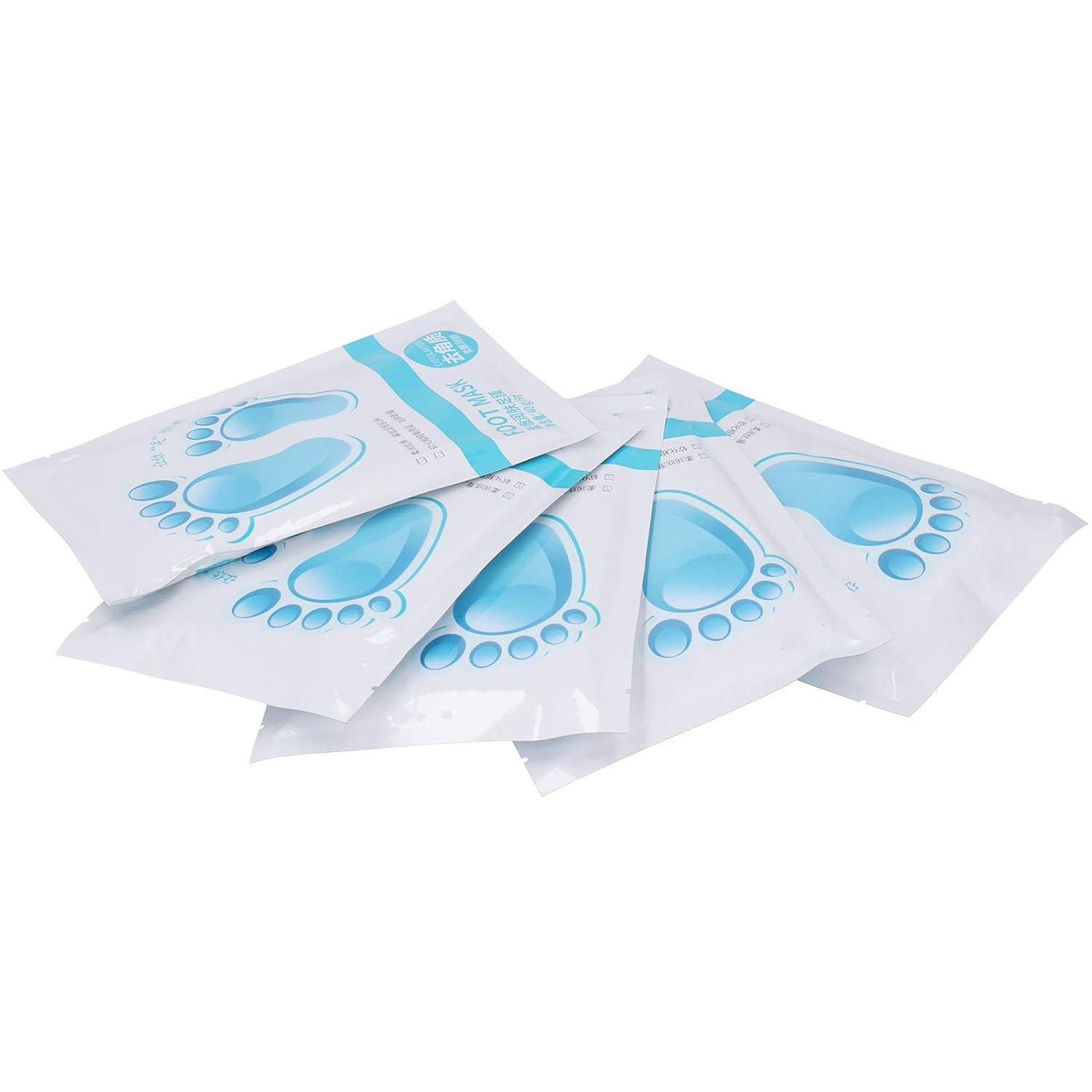 5-Piece Nourishing Foot Mask Set | Moisturizing Peeling Skin Care for ...