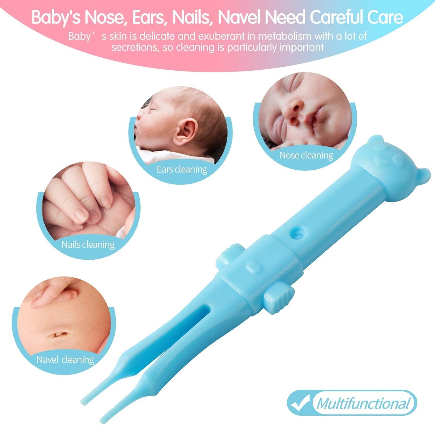 Baby Booger Remover Set - Safe and Effective Nose Tweezer for Infant ...