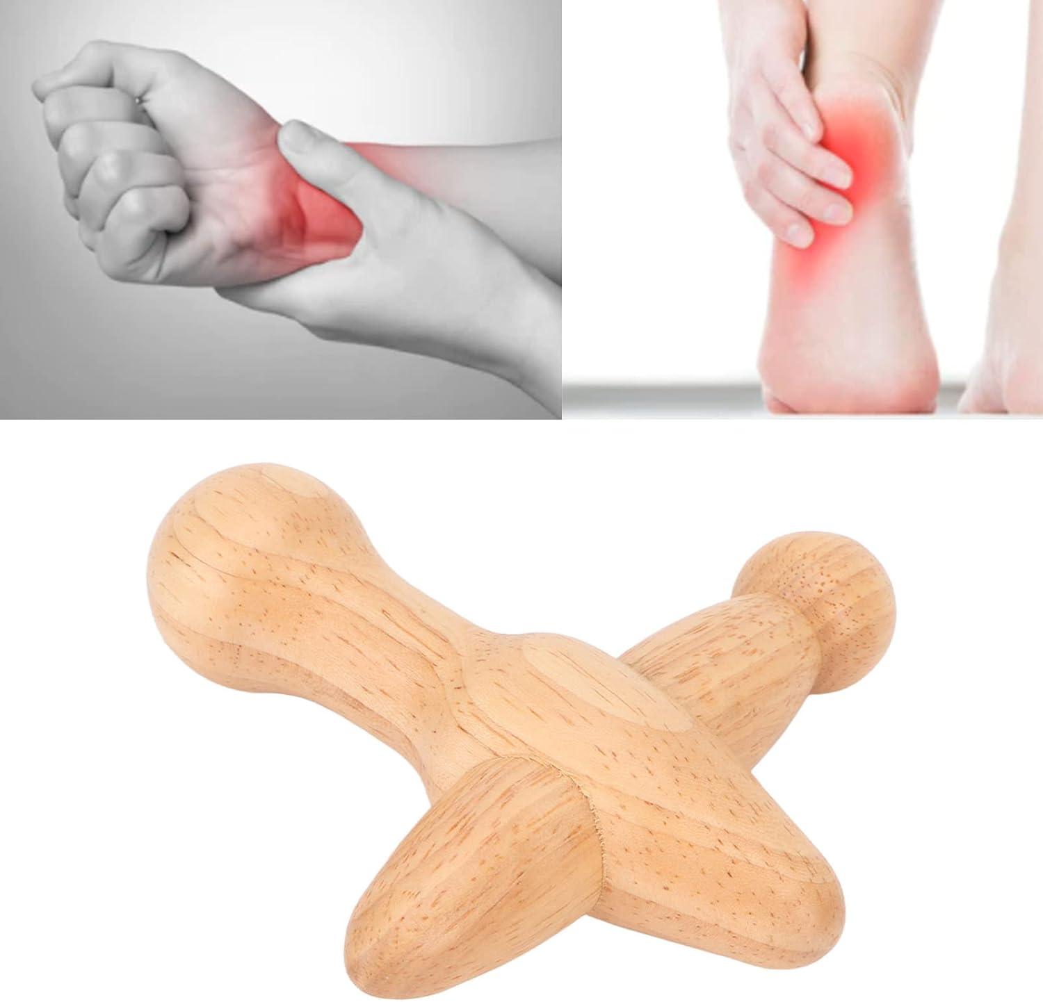 Cross-Shaped Wood Trigger Point Massager - Boost Metabolism Enhance ...